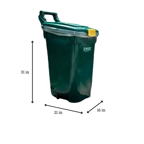 Starter Kit - Curbside Cart (with Wheels) + 13 Gallon Can Liners ...